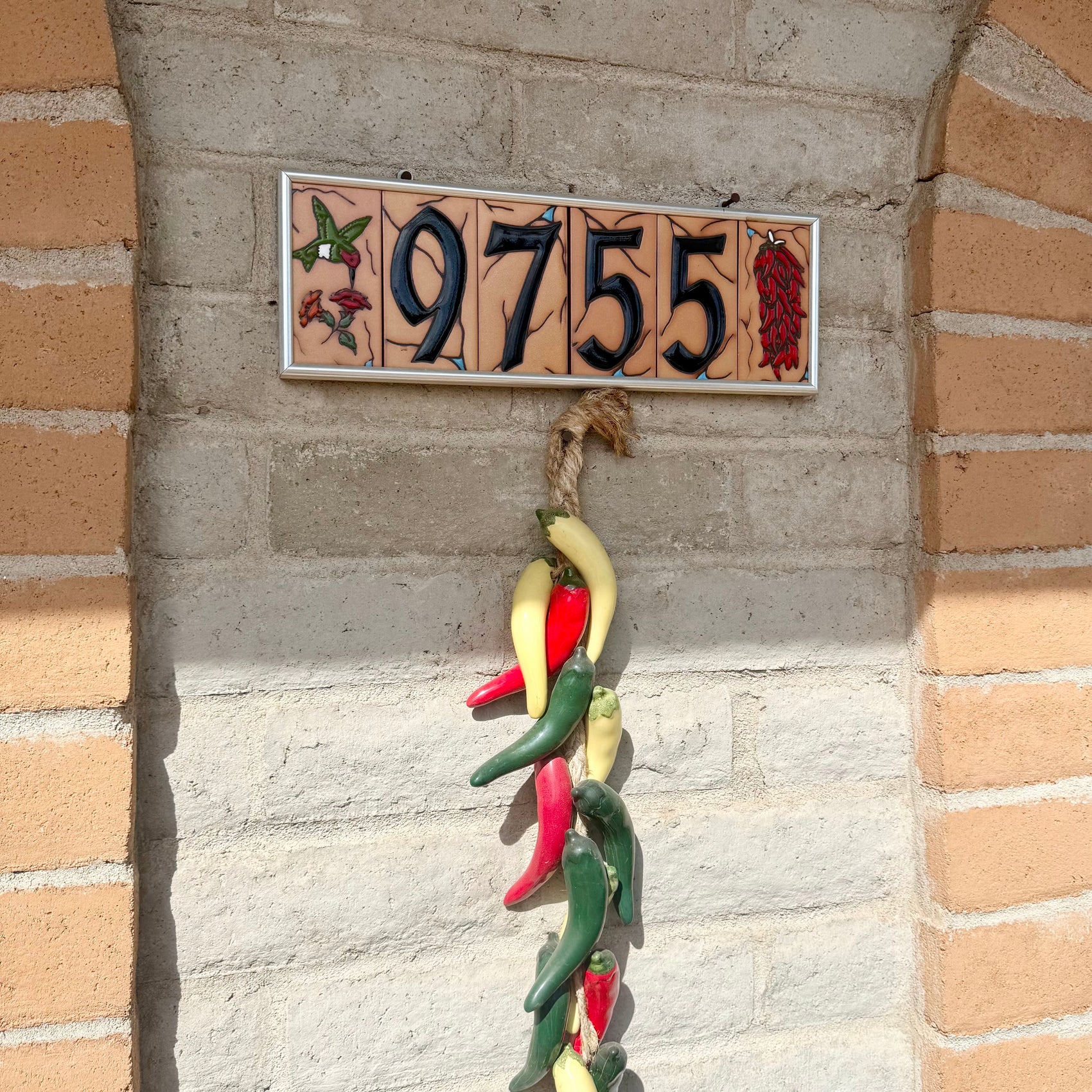Earthtones Tile - Tile Address Signs and Tile - Unique Southwest Gifts
